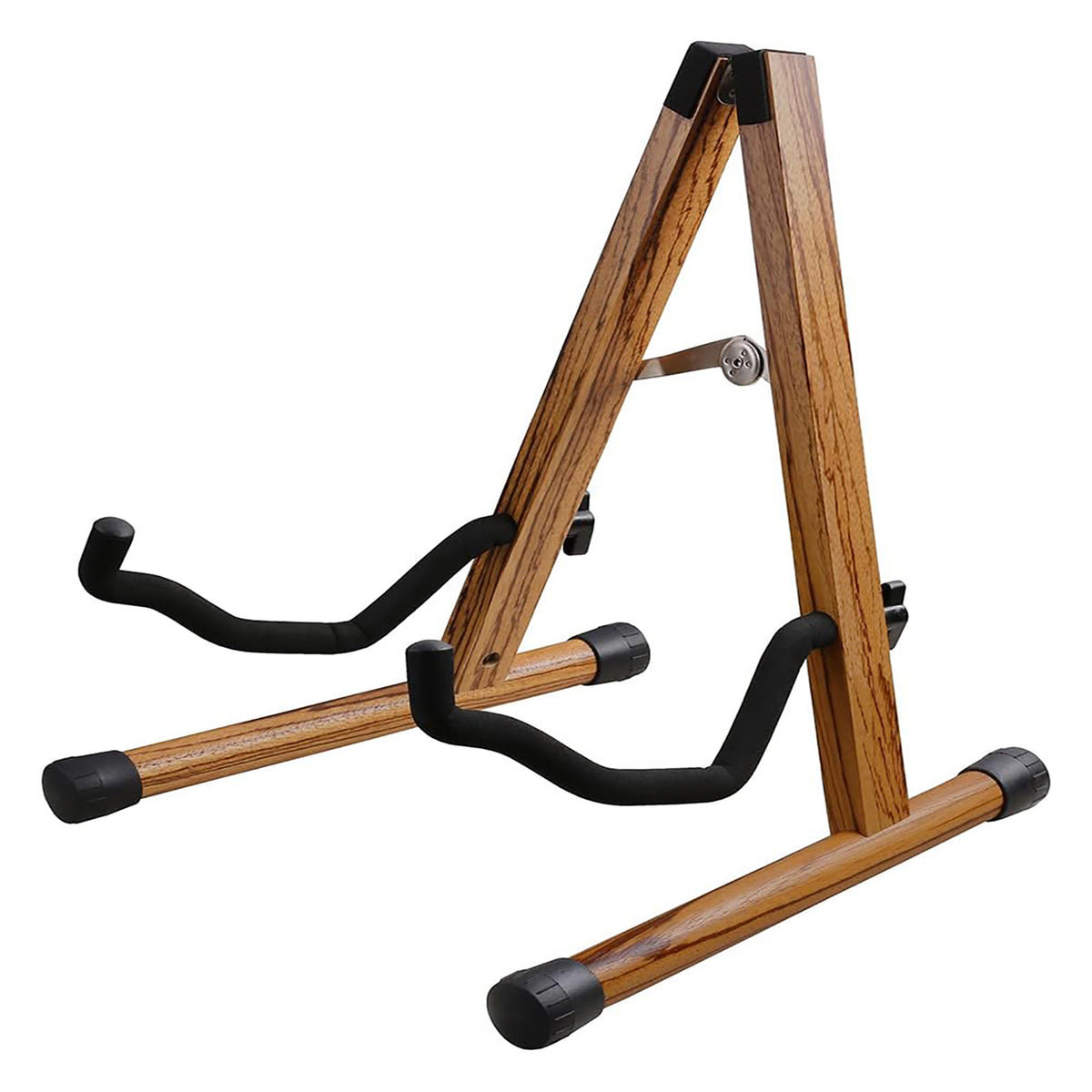 WFX Utility™ 5 Core Guitar Stand Floor Adjustable Solid Wood A Frame ...