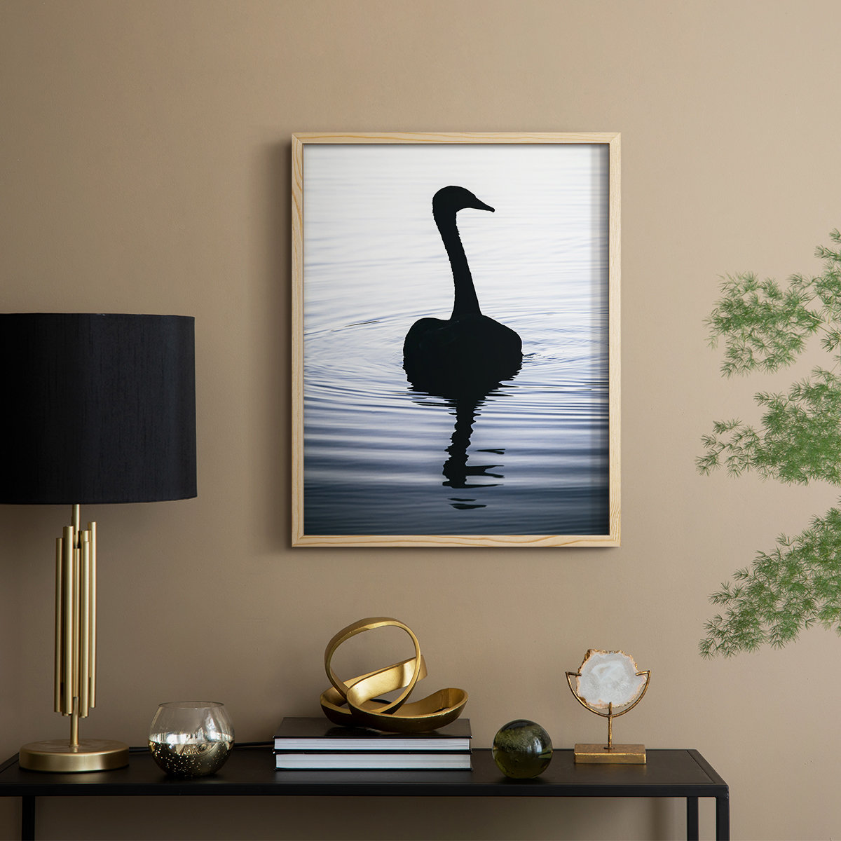 Ophelia & Co. Afternoon Dip Framed Print - Solid Wood | Wayfair