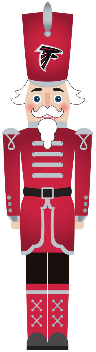 Fan Creations Atlanta Falcons Nutcracker Leaner | Wayfair