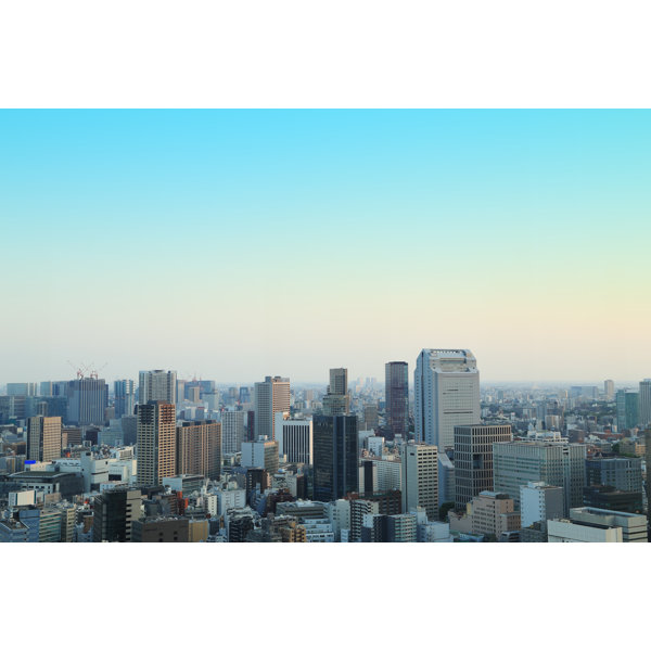 Hokku Designs Delonna Tokyo Cityscape On Canvas by Geargodz Photograph ...