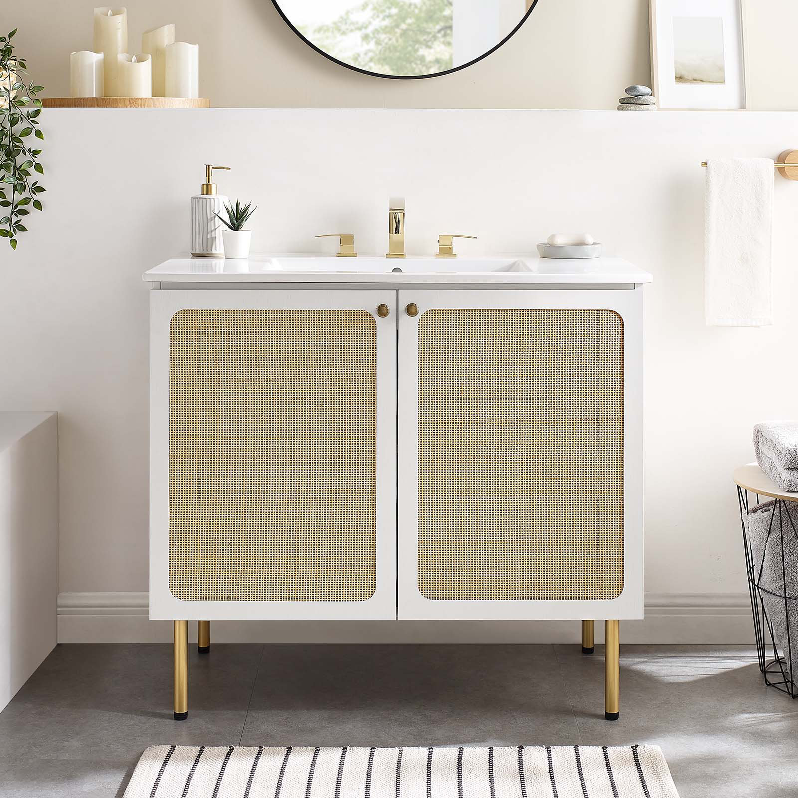 Modway Chaucer 35" Single Bathroom Vanity Base Only - Wayfair Canada