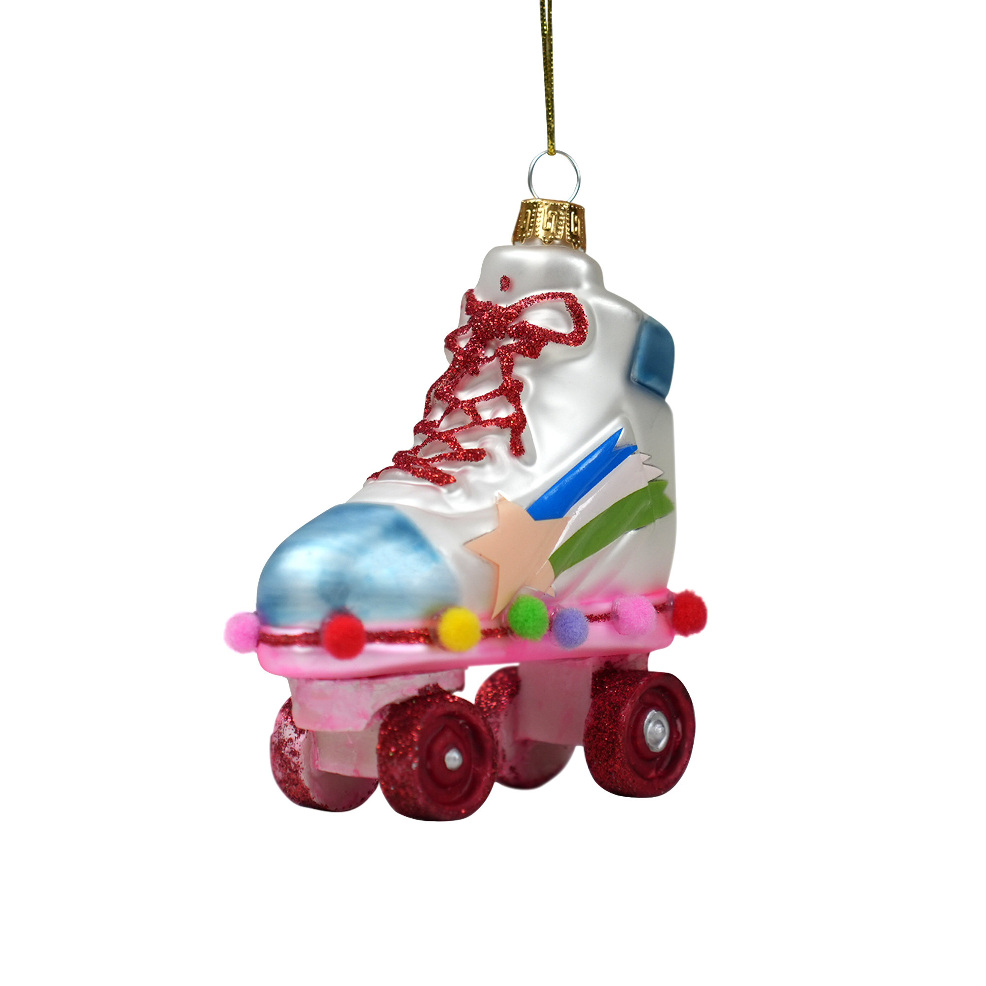 Dakota Fields Hanging Roller Skates Figurine Christmas Ornaments | Wayfair