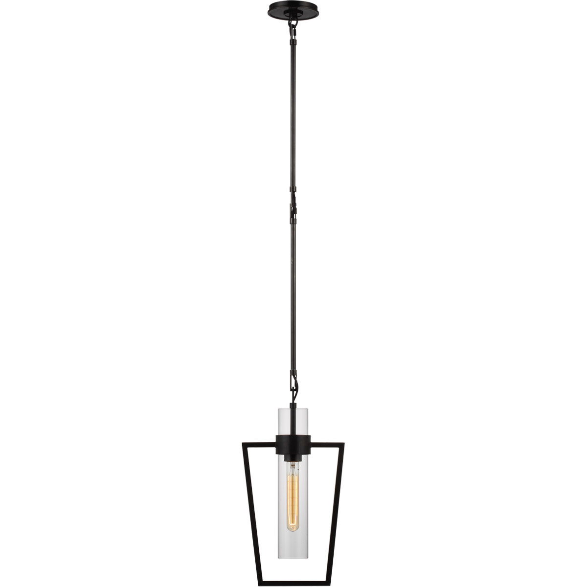 Visual Comfort Signature Ian K. Fowler Presidio Petite Caged Pendant ...