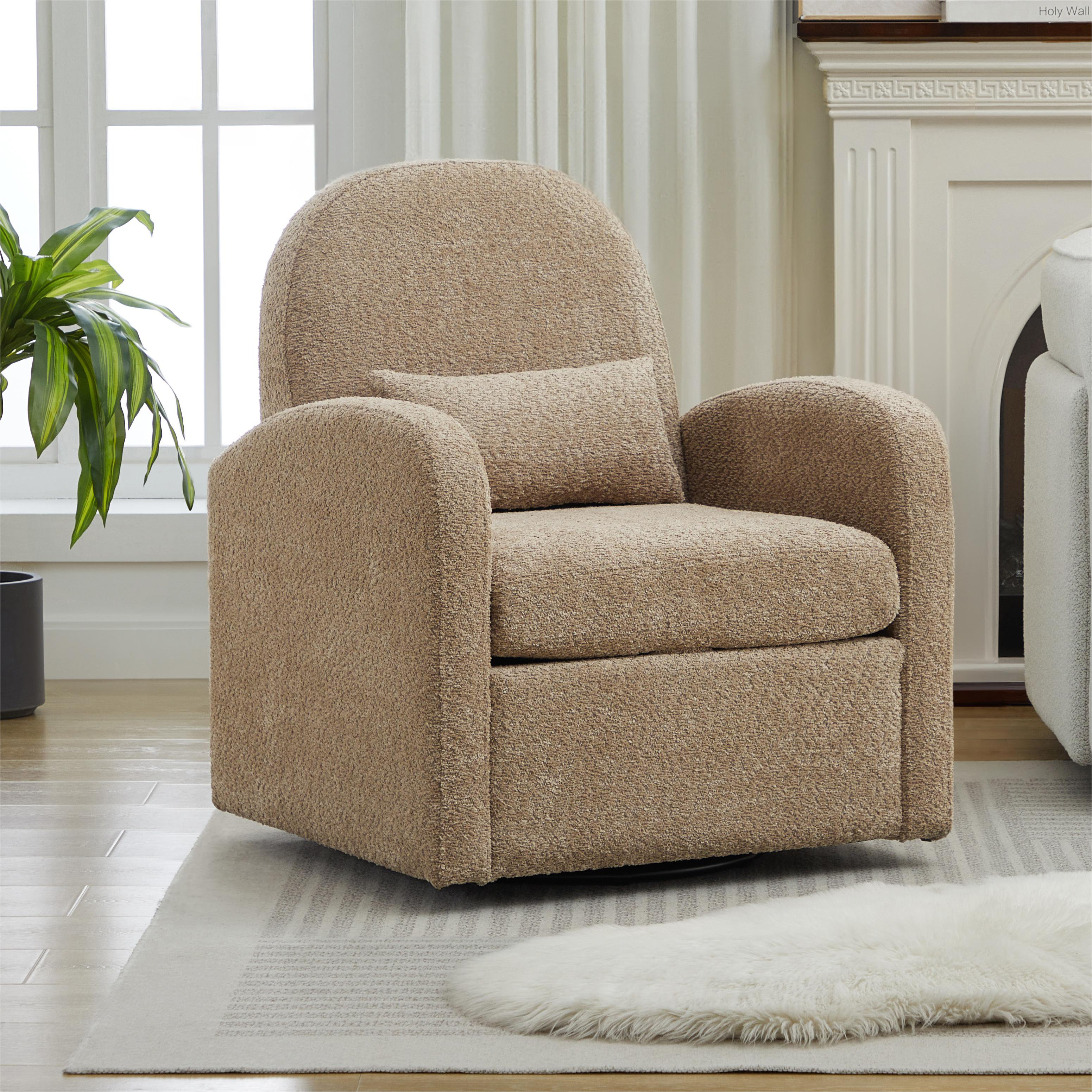 Latitude Run® Kieranlee Upholstered Swivel Arm Chair with Storage ...