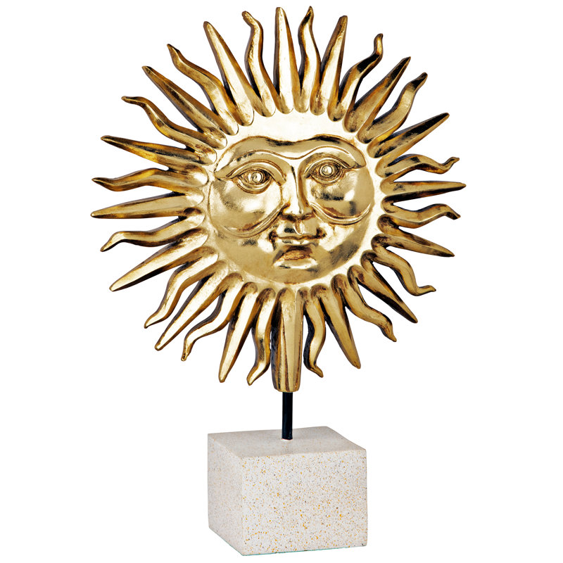 Design Toscano Golden Life Force Sun Statue Sculpture | Wayfair