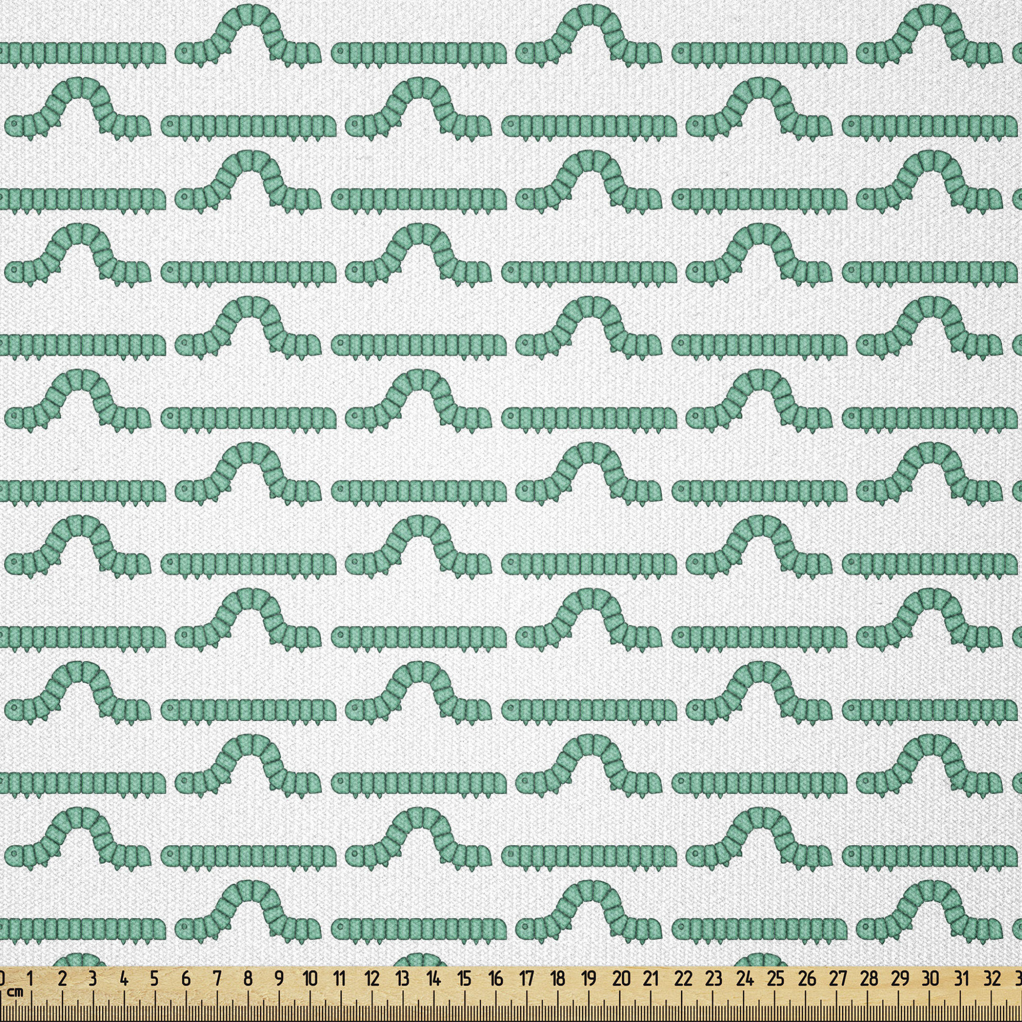 East Urban Home Ambesonne Caterpillar Fabric By The Yard, Pattern Of ...