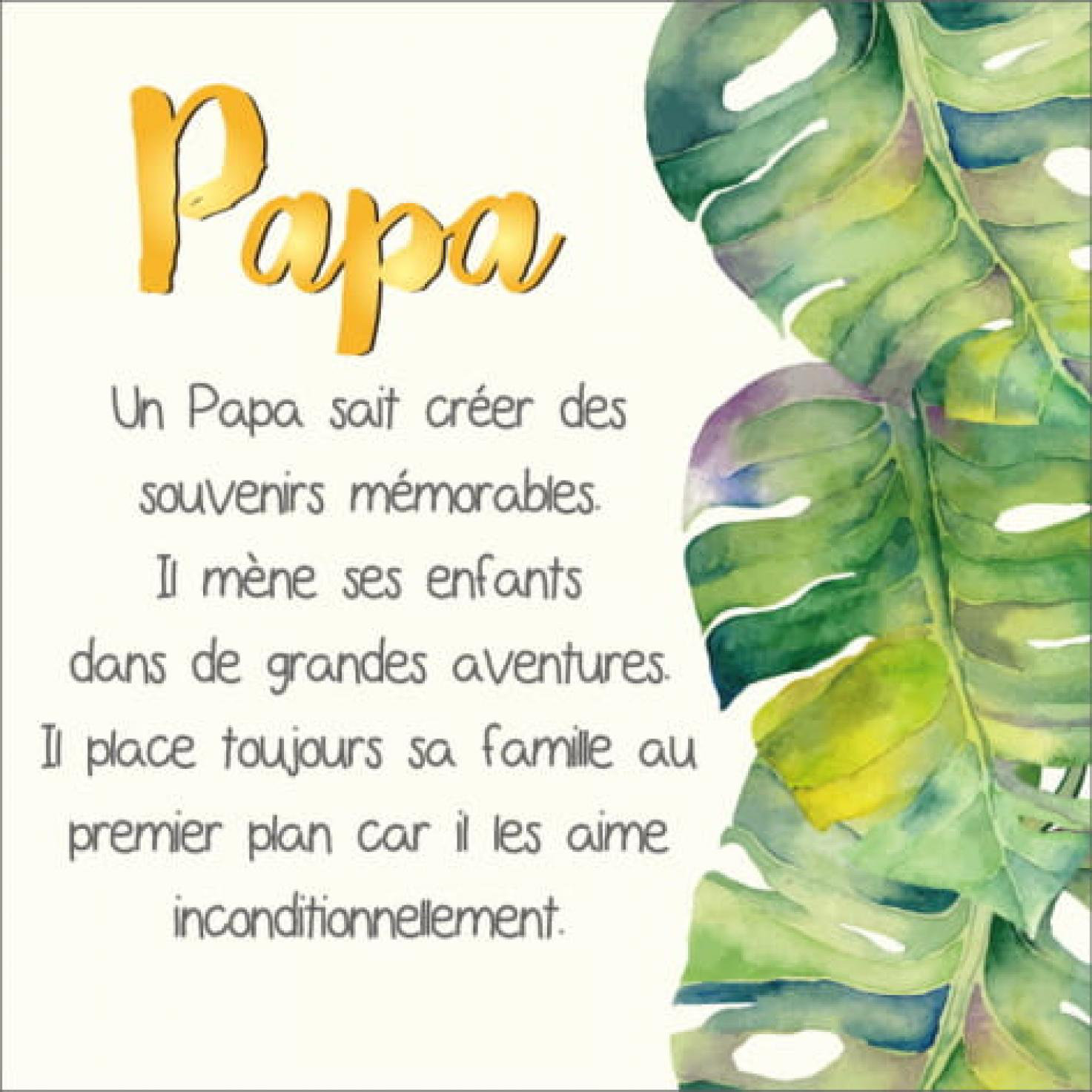 Trinx Led Lit With French Text - Papa Block Sign - Wayfair Canada