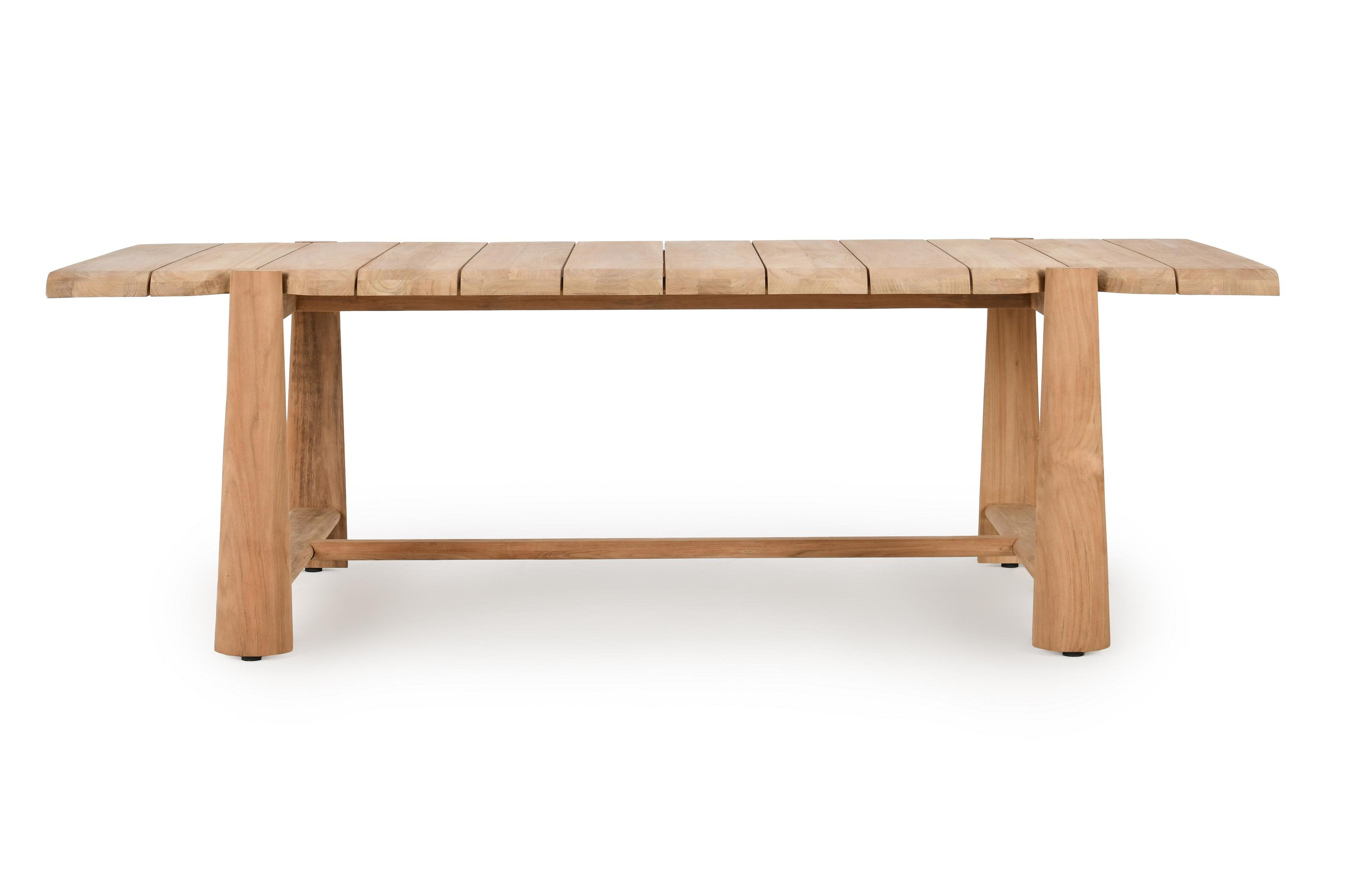 Classic Home Aston 94" Outdoor Dining Table Natural | Wayfair