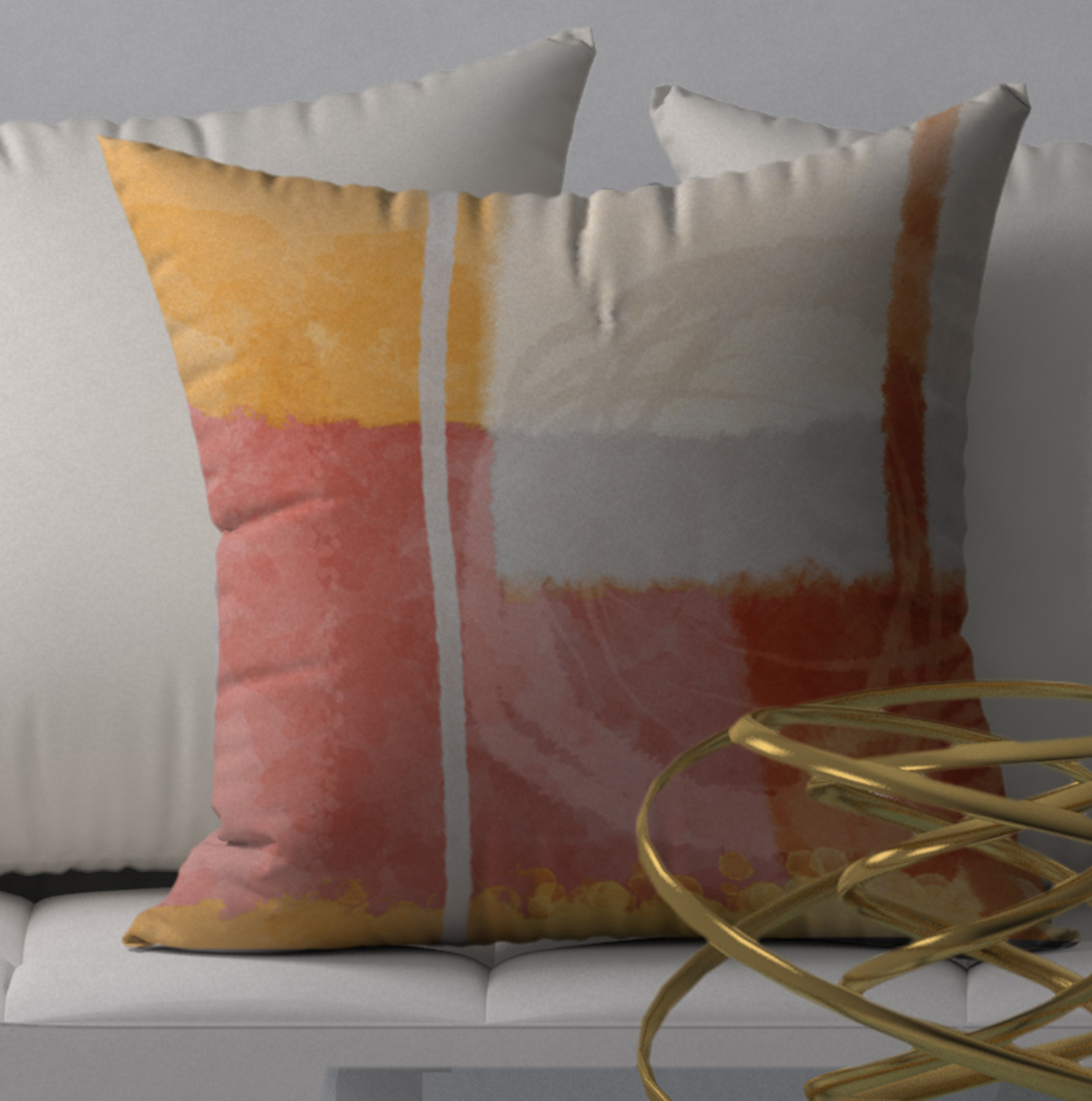 LeRoi Products Power Beaming Square Pillow Cover & Insert | Wayfair