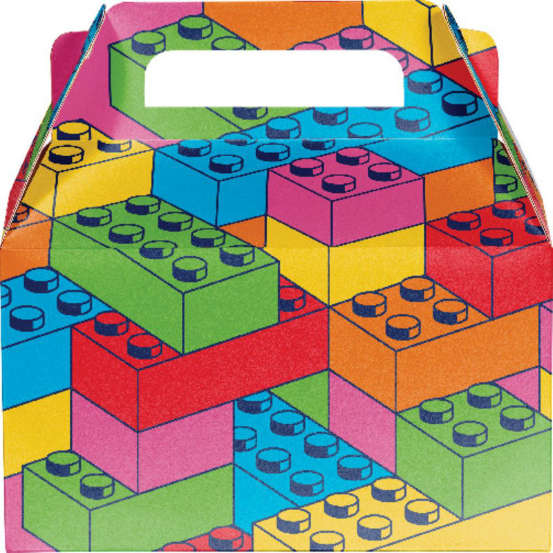 Creative Converting Block Bash Toy Blocks Party Favor Boxes, 12 ct ...