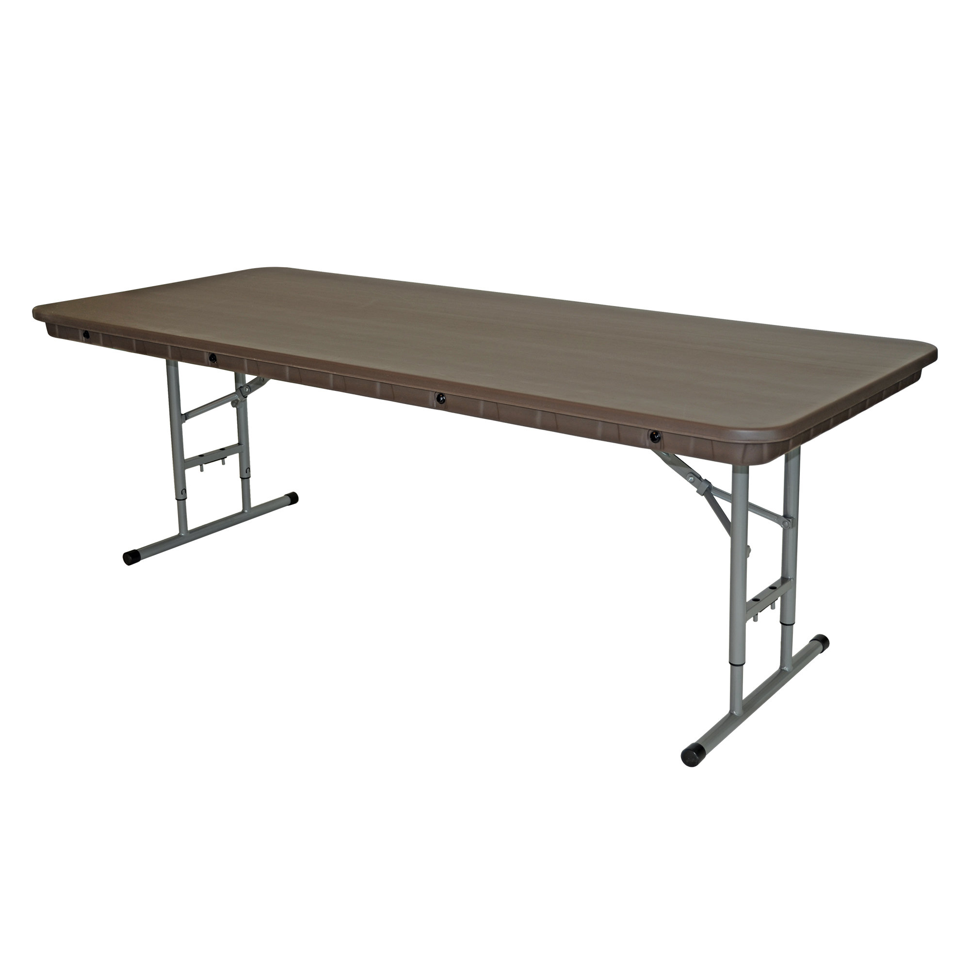 PRE Sales Rhino 72" Plastic Rectangular Adjustable Folding Table - Wayfair Canada