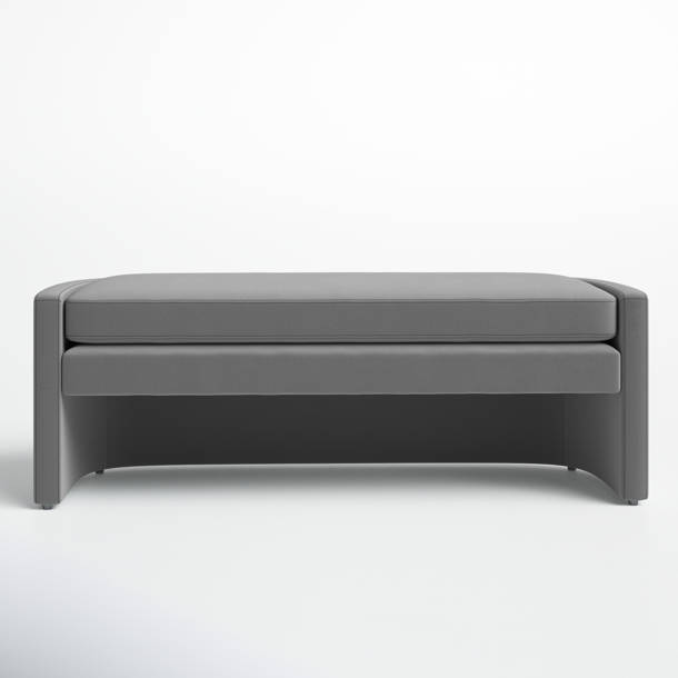 Joss & Main Toni Velvet Upholstered Bench | Wayfair