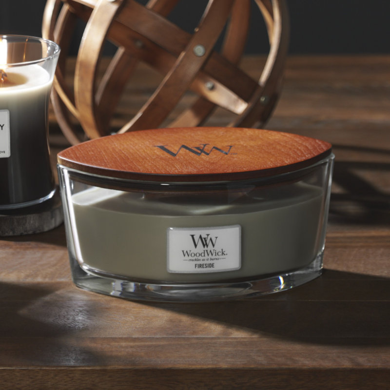 WoodWick Ellipse Fireside Scented Jar Candle & Reviews | Wayfair