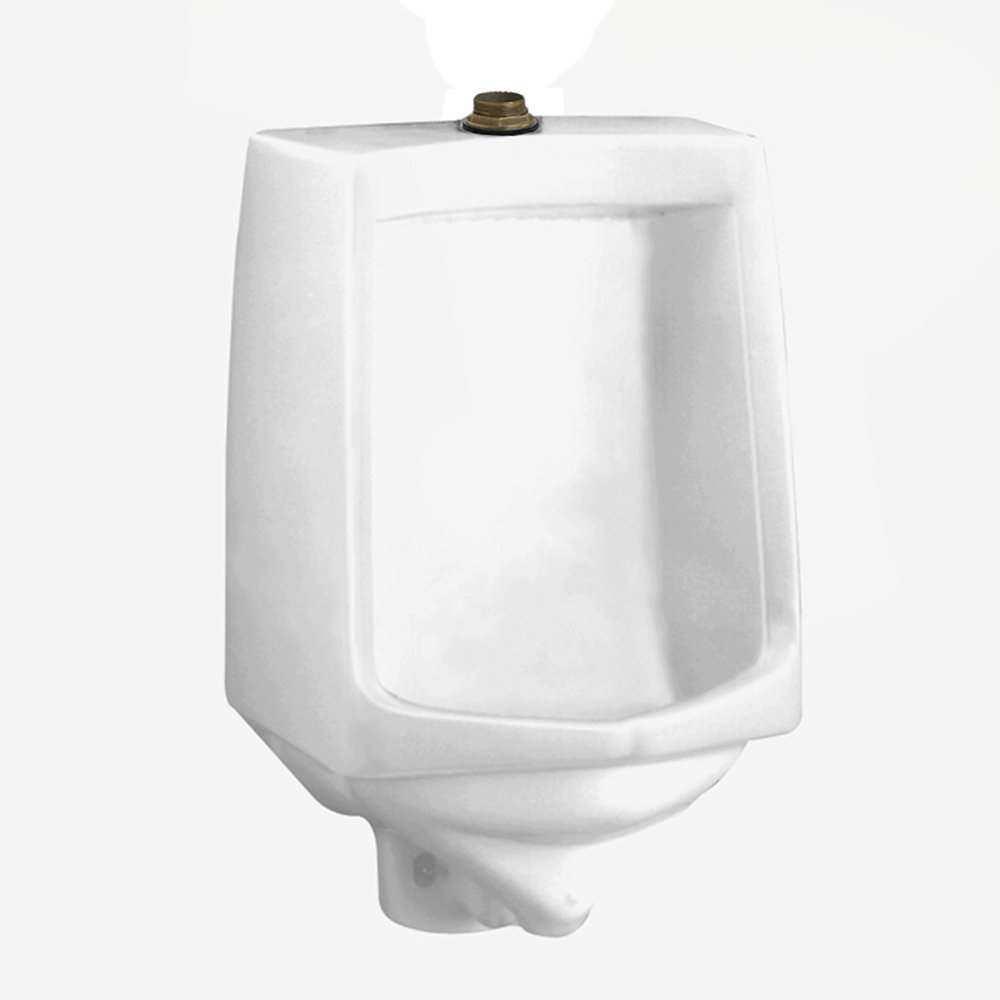 American Standard Trimbrook 1 GPF Ceramic Wall Mounted Top Spud Urinal ...
