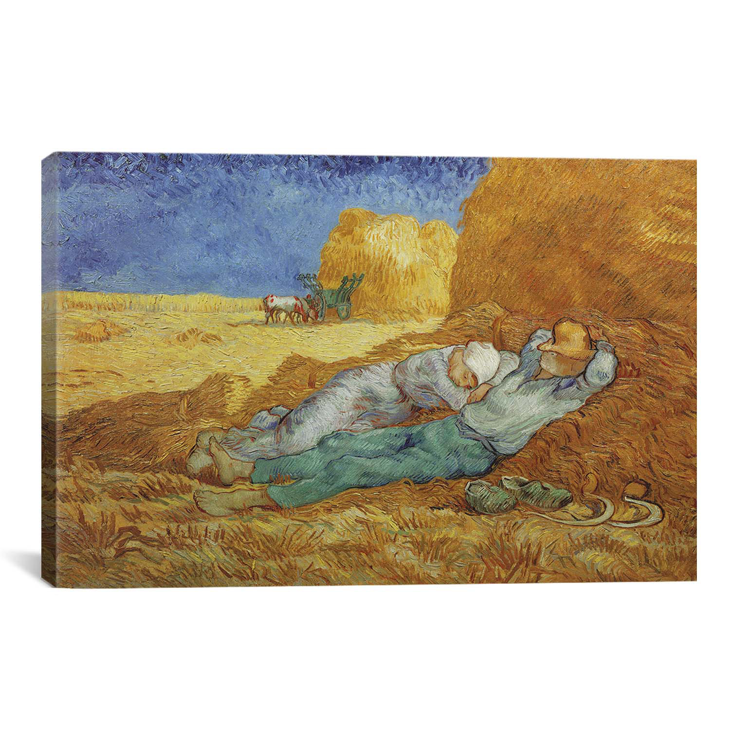 iCanvas 'Noon Rest (After Millet) 1889-1890' by Vincent Van Gogh ...