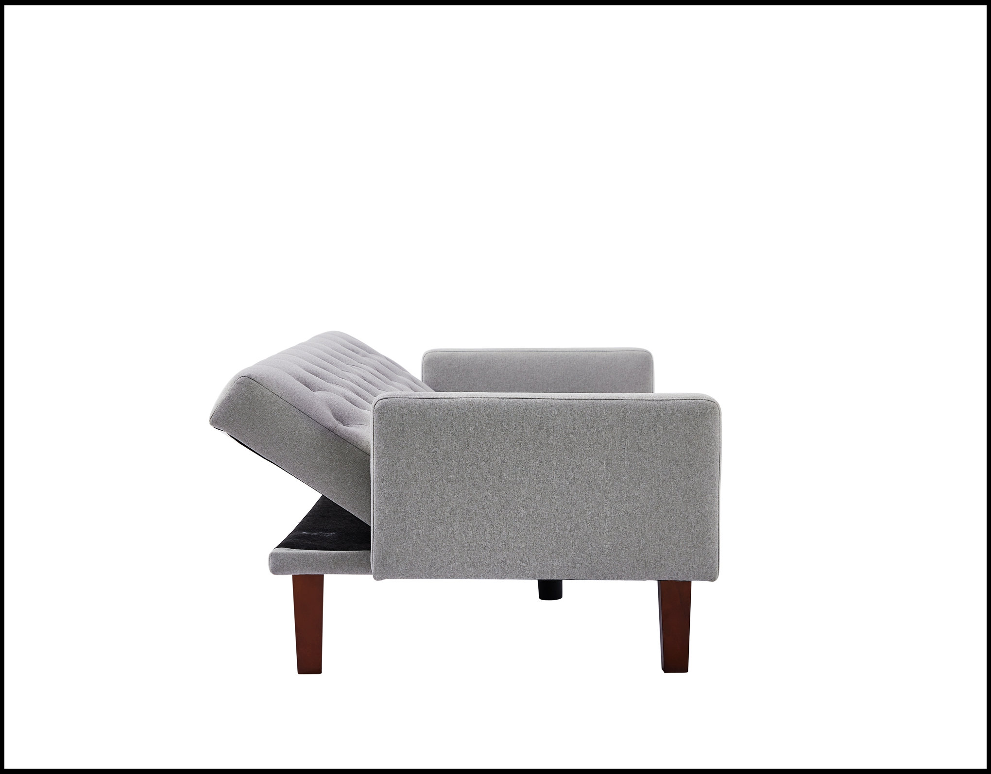 Ebern Designs Mimico 74.41'' Square Arm | Wayfair