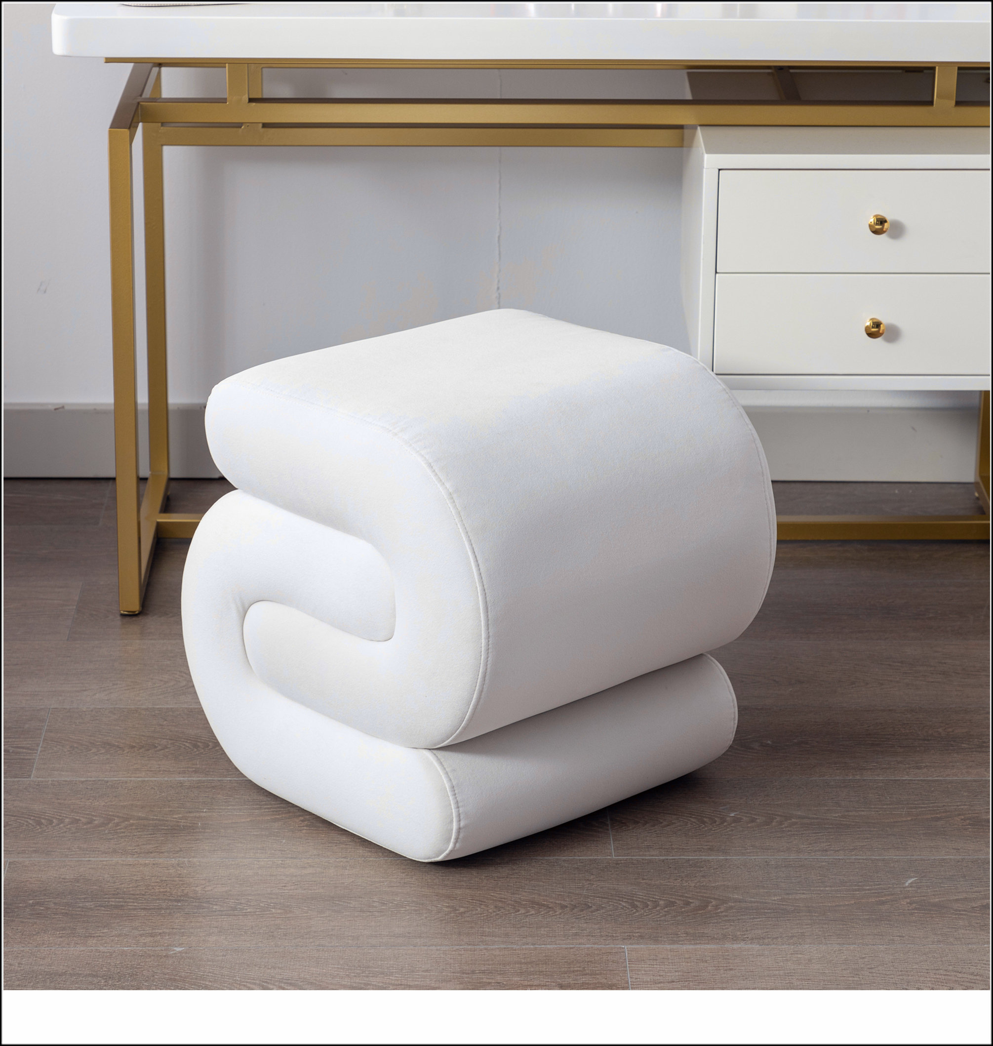 Mercer41 017s-S-shape Ottoman Makeup Stool Footstool - Wayfair Canada