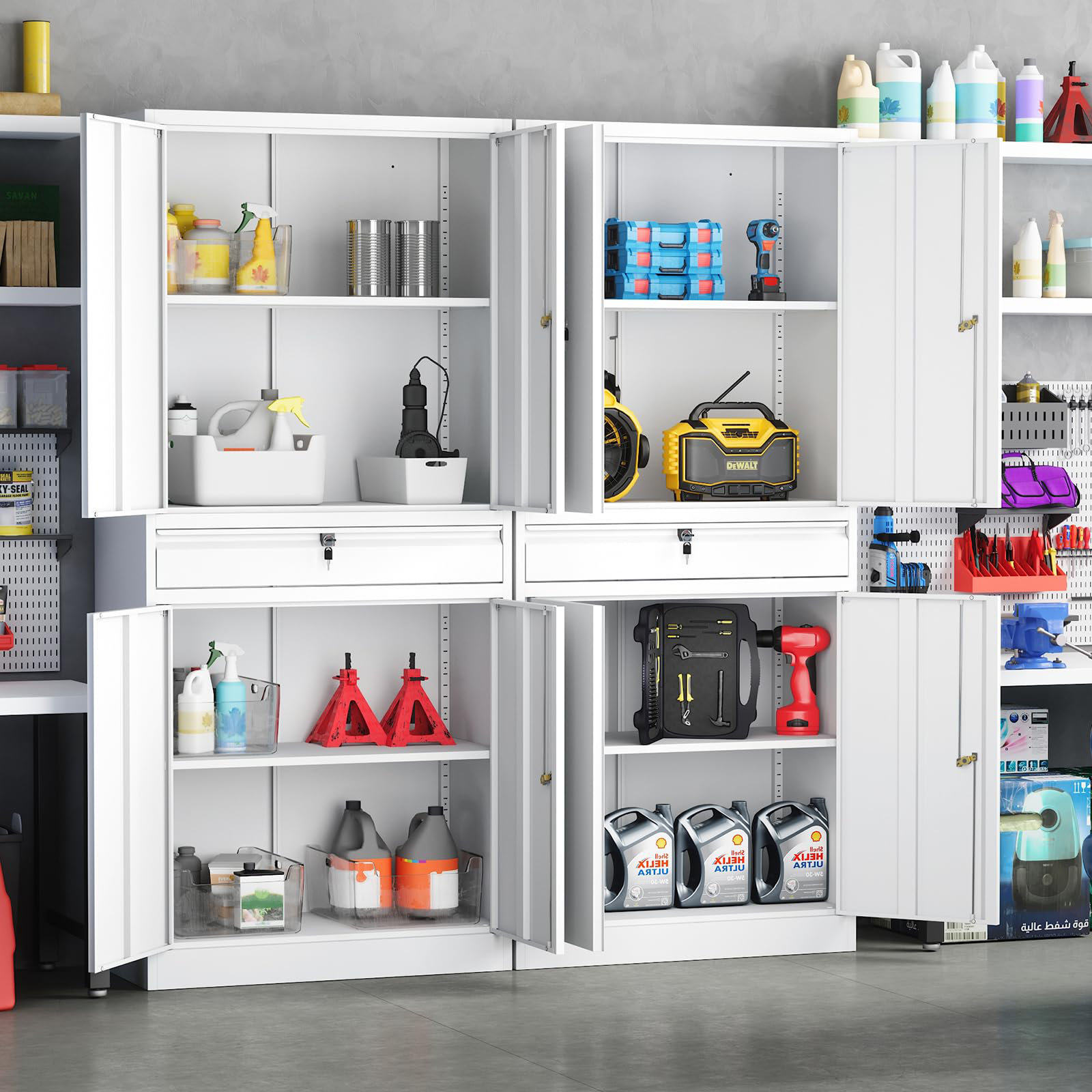 WFX Utility™ Agilar Metal Single Storage Cabinet ( 71'' H x 31.5'' W x ...