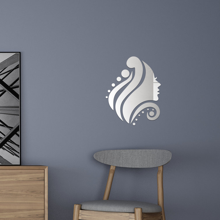 17 Stories 3D Lady Face Wall Sticker | Wayfair.co.uk