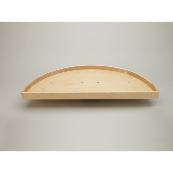 Rev-A-Shelf Natural Wood Pivot & Slide Half Moon 2-Shelf Organizer for ...