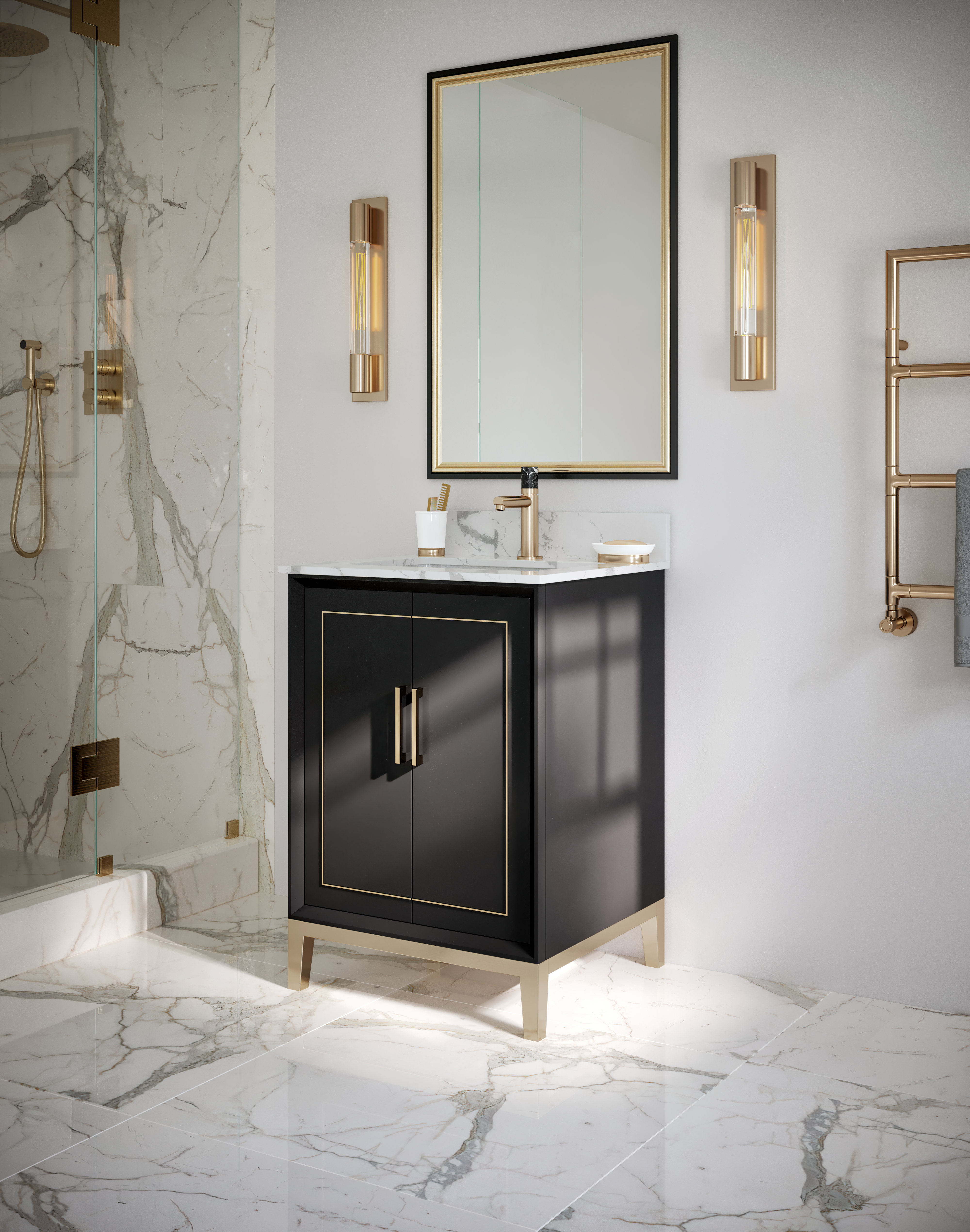 Bemma Gracie 24'' Single Bathroom Vanity with Top & Reviews | Wayfair