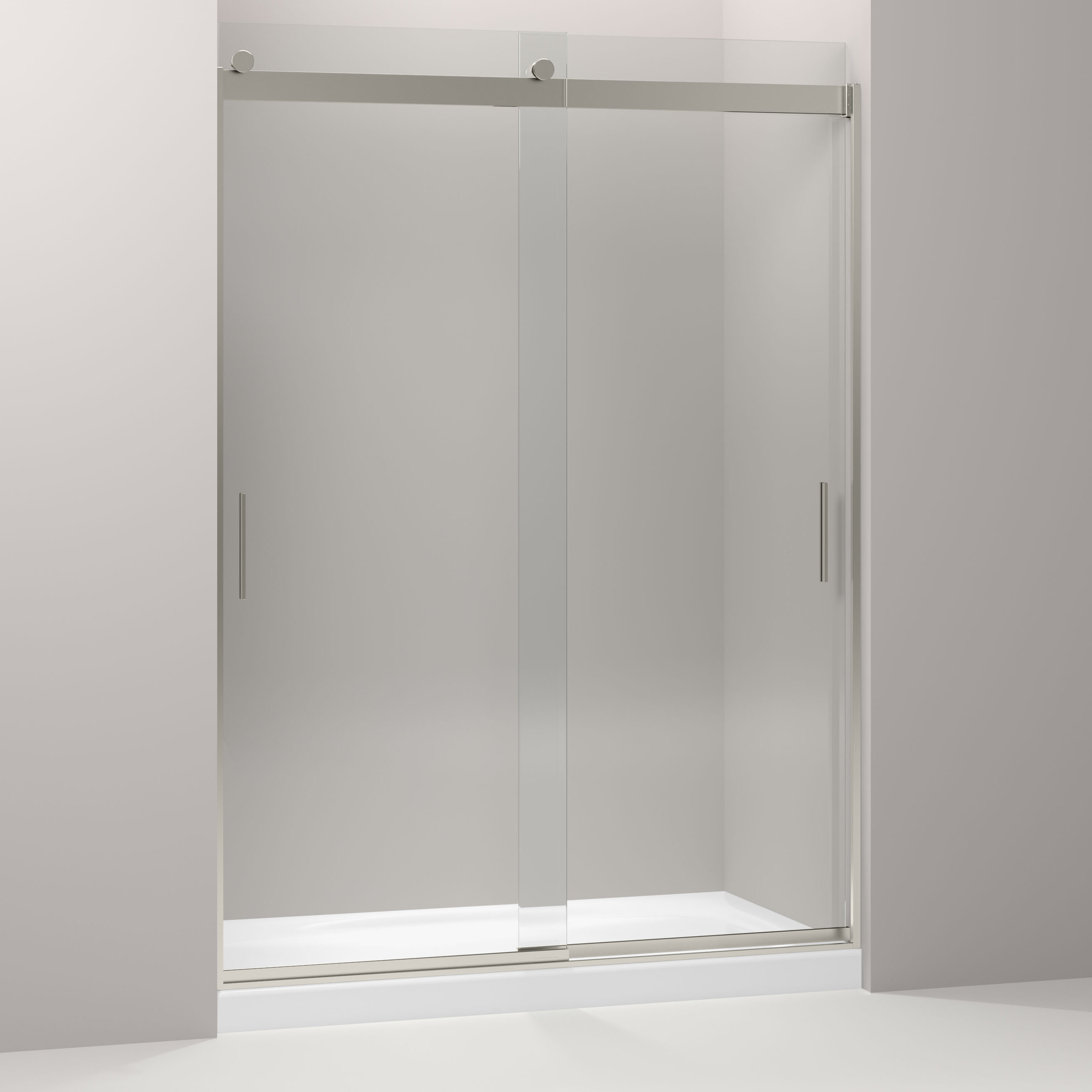 Kohler Levity 59.62" W x 82" H Double Sliding Shower Door with Blade ...