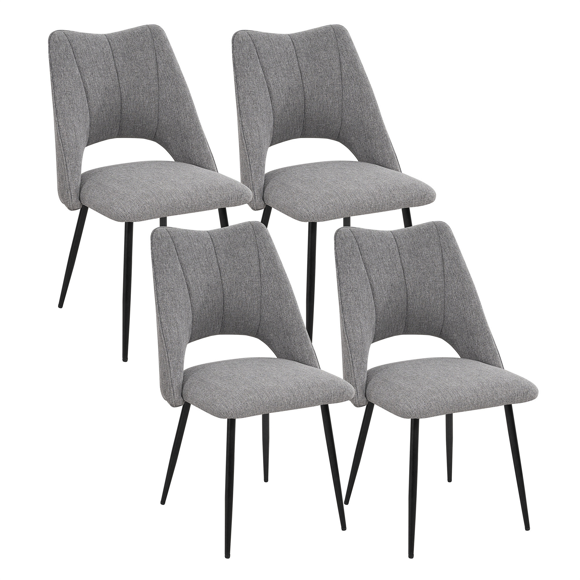 Latitude Run® 4-Chair Set Combination Dining Chairs | Wayfair