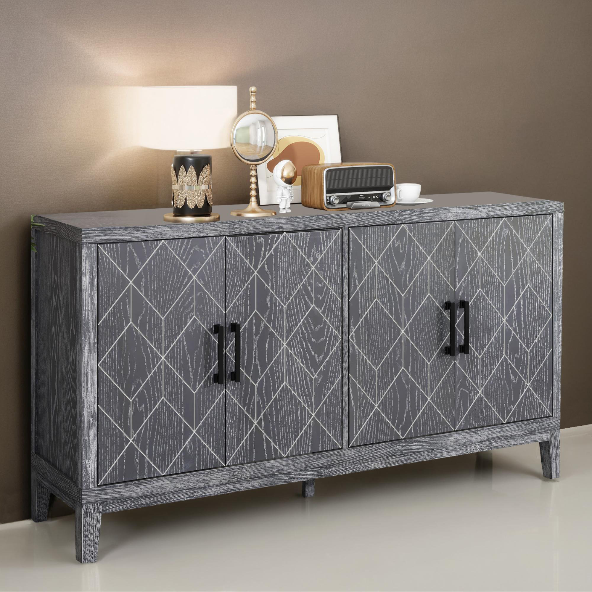 Red Barrel Studio® 60" Console Table Entryway Sideboard for Hallway ...