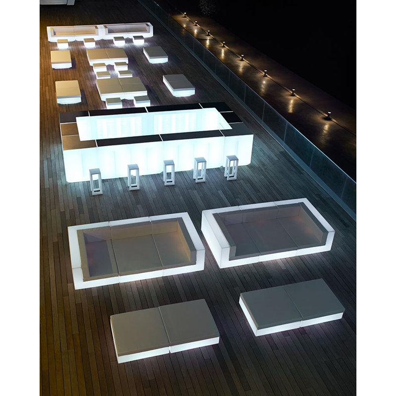 Vondom Vela Single Bar - White LED | Wayfair