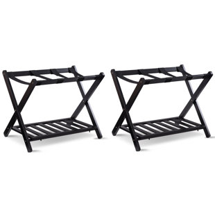Black Luggage Racks You'll Love | Wayfair