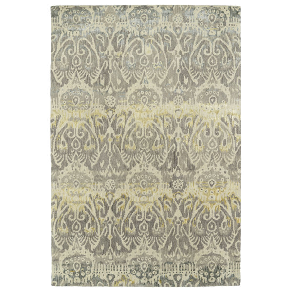 Bungalow Rose Doimo Hand-Tufted Silver Area Rug | Wayfair