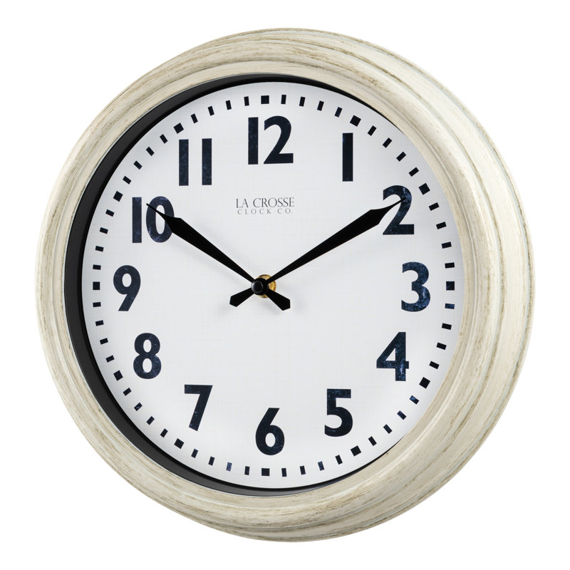 Symple Stuff Weathersby 12" Quartz Wall Clock & Reviews | Wayfair