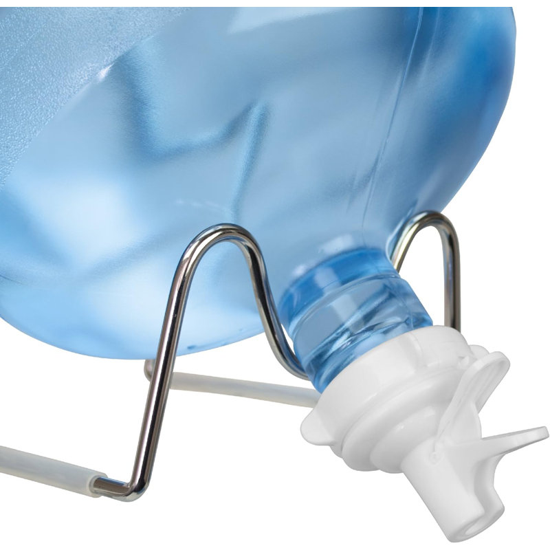 Rebrilliant Metal Plated 3-5 Gallon Water Jug Stand And 2 Dispenser ...