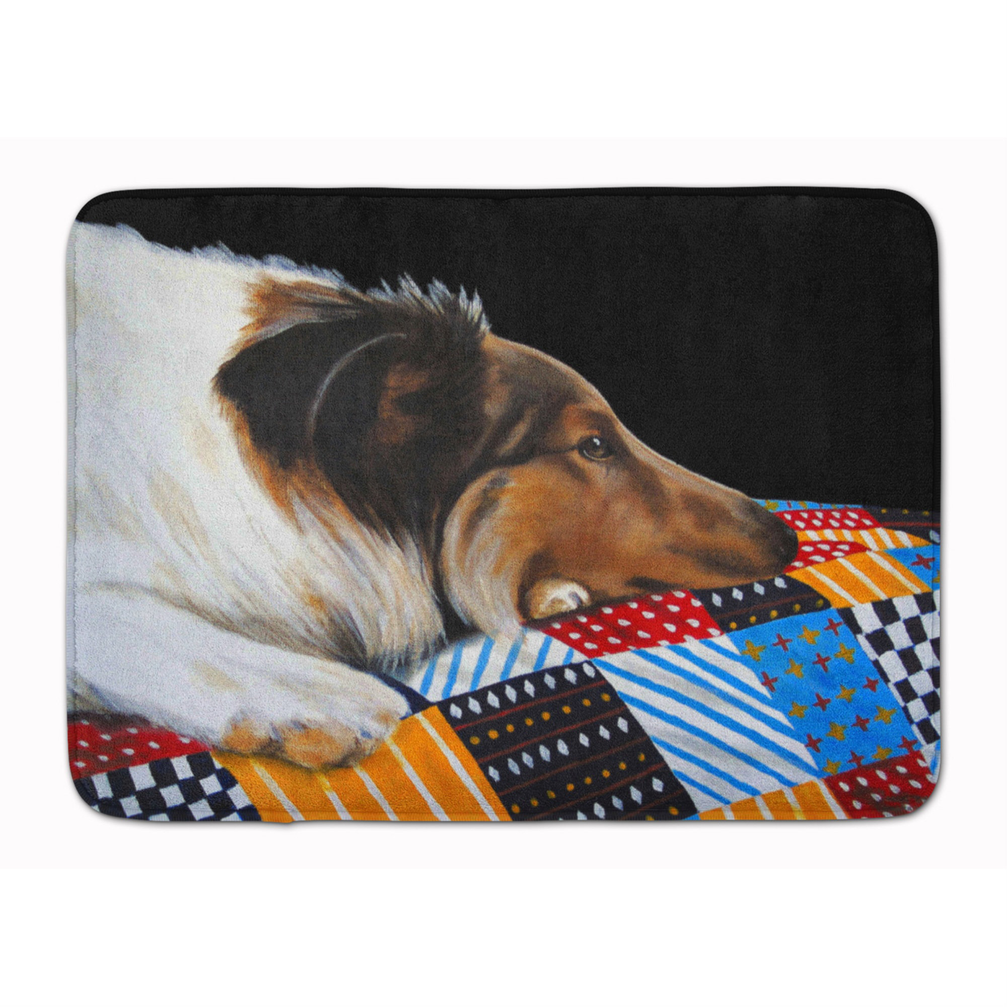 Winston Porter Irmani Day Dreamer Collie 27'' x 19'' Indoor Door Mat ...