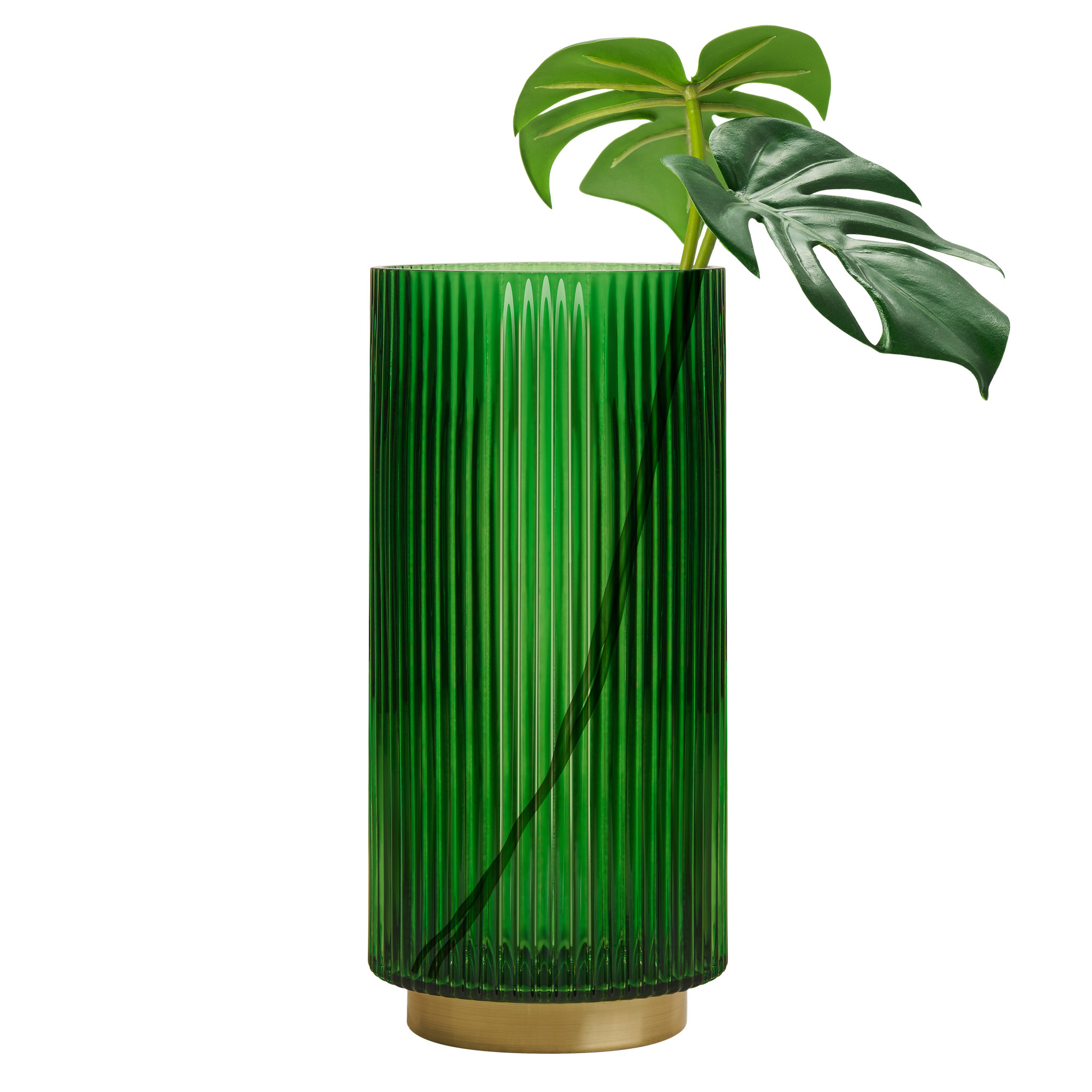 Mercer41 Aybars Ribbed Glass Hurricane Table Vase & Reviews | Wayfair