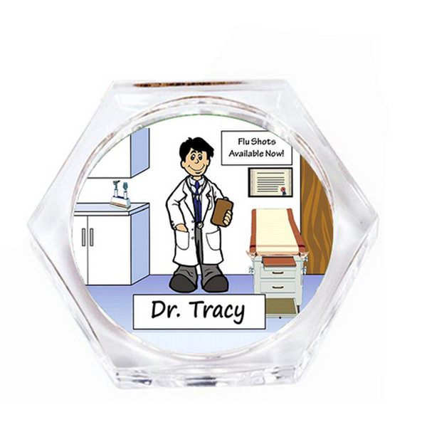 Printed Perfection Personalized Doctor - Male Drink Coaster Gift Set (4 ...