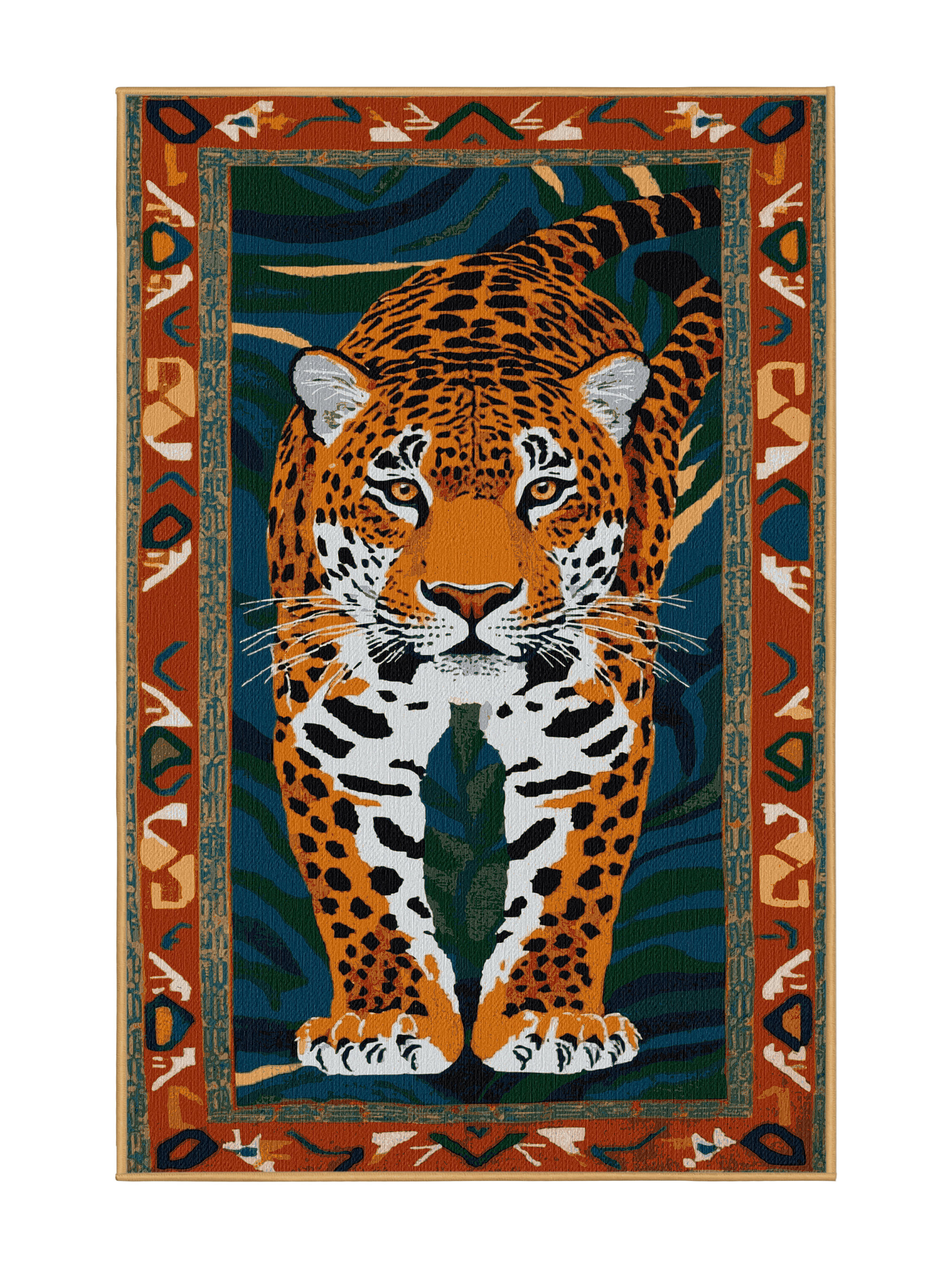 Dakota Fields Washable Brazilian Jaguar Big Cats Area Rug | Wayfair