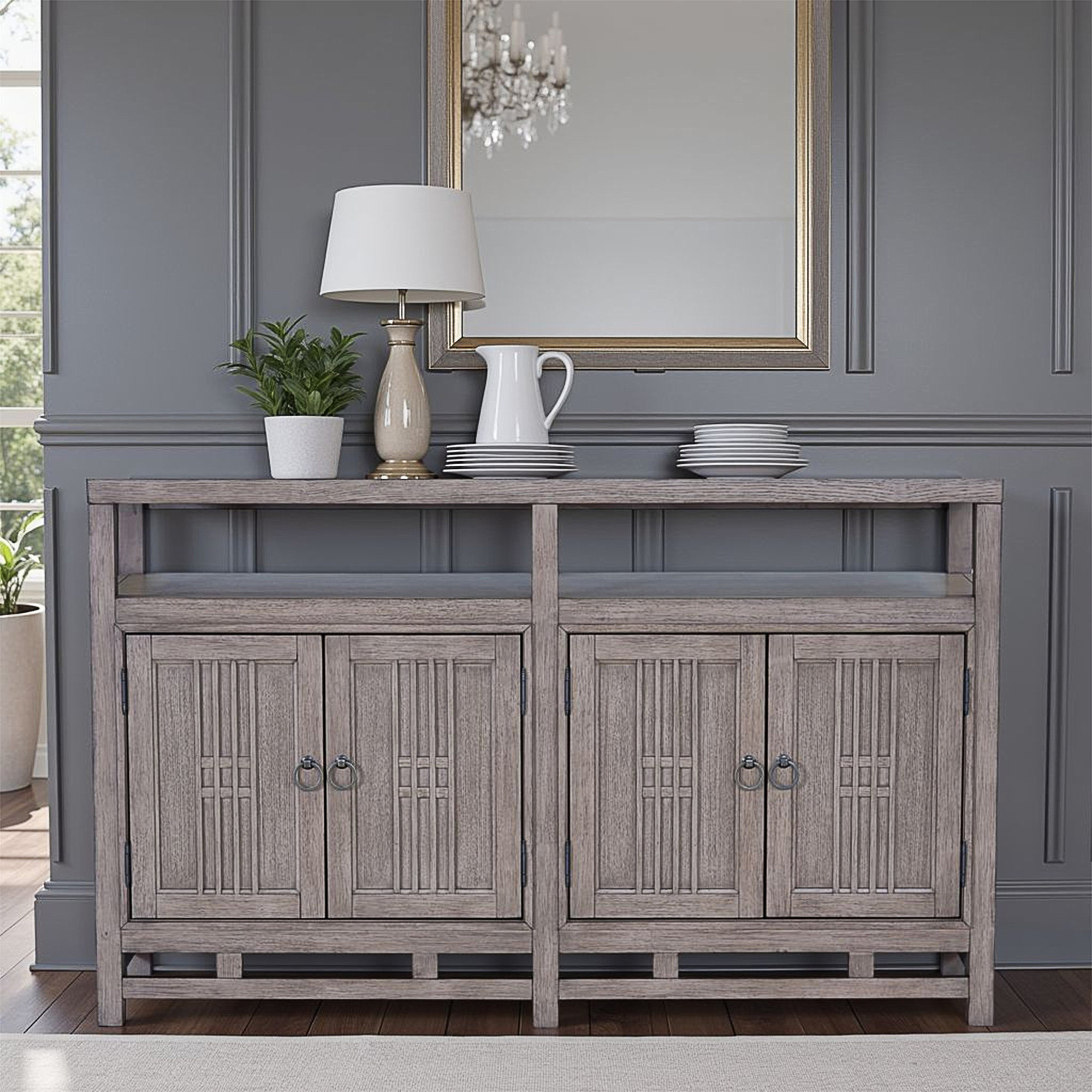 George Oliver Fusion Buffet Server Cabinet | Wayfair