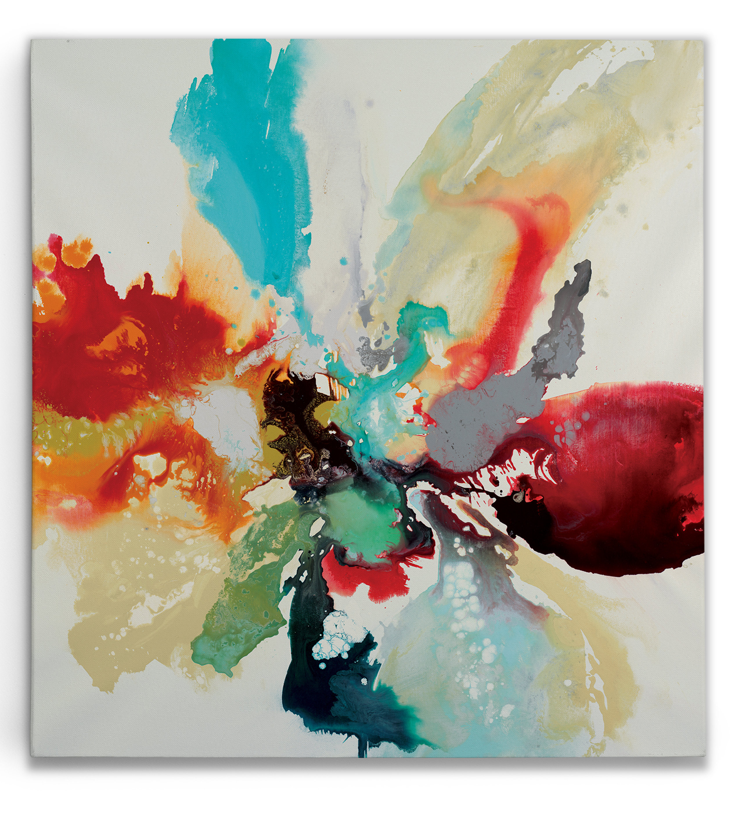 Ebern Designs Color Expression - Wrapped Canvas Painting Print ...