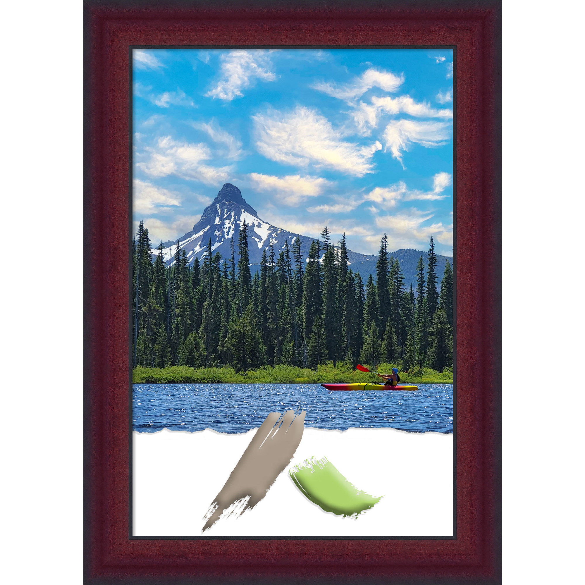 Hokku Designs Wierd Wood Picture Frame | Wayfair