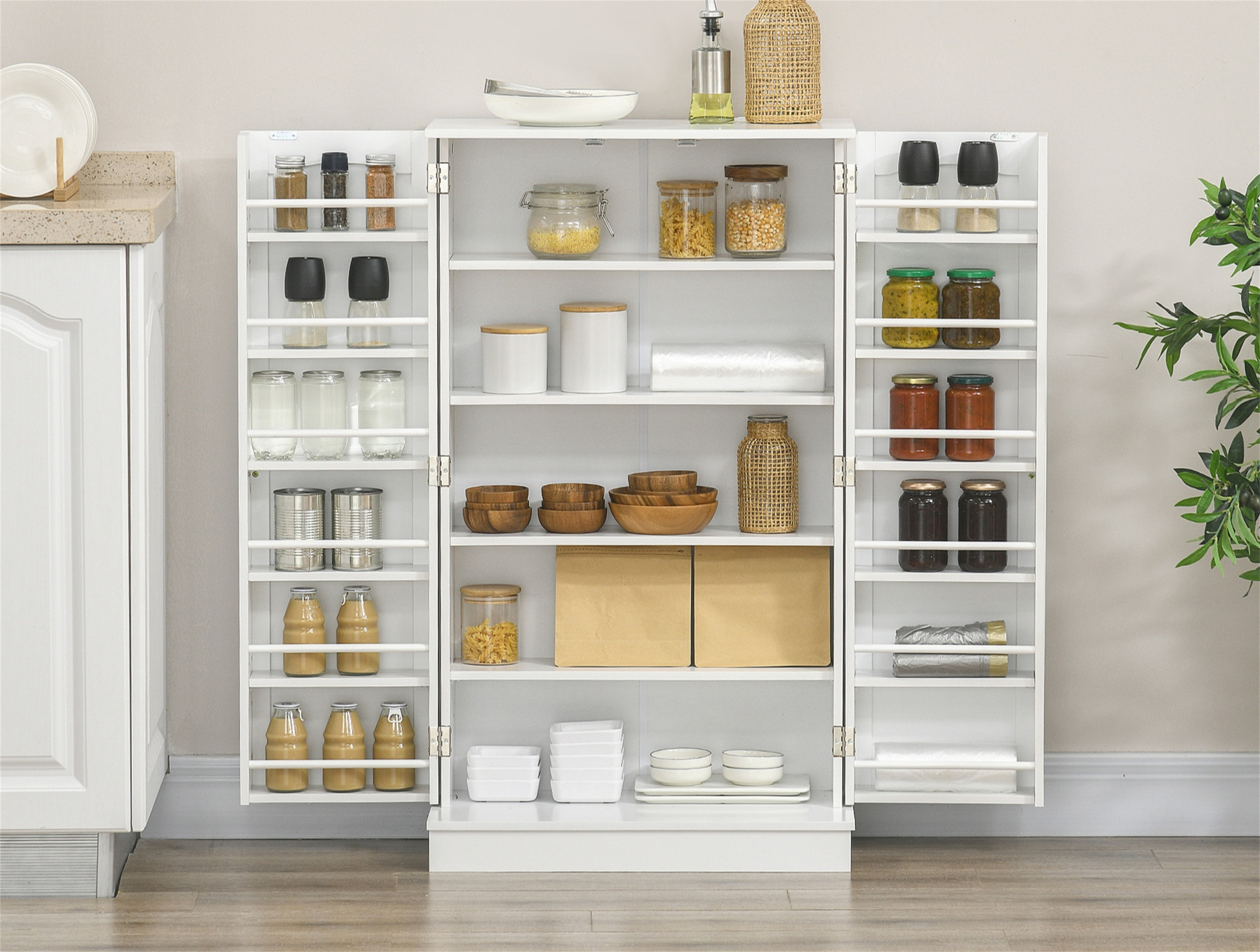 Red Barrel Studio® Tavan 41 Kitchen Pantry | Wayfair