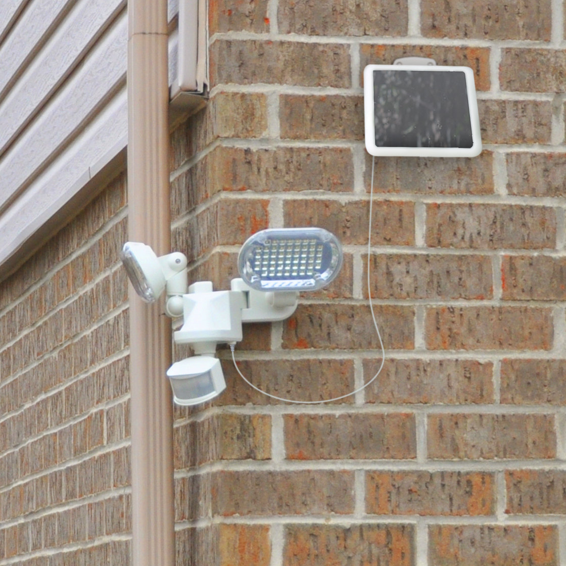 Sunforce 100 LED Solar Motion Activated Security Light with Corner ...