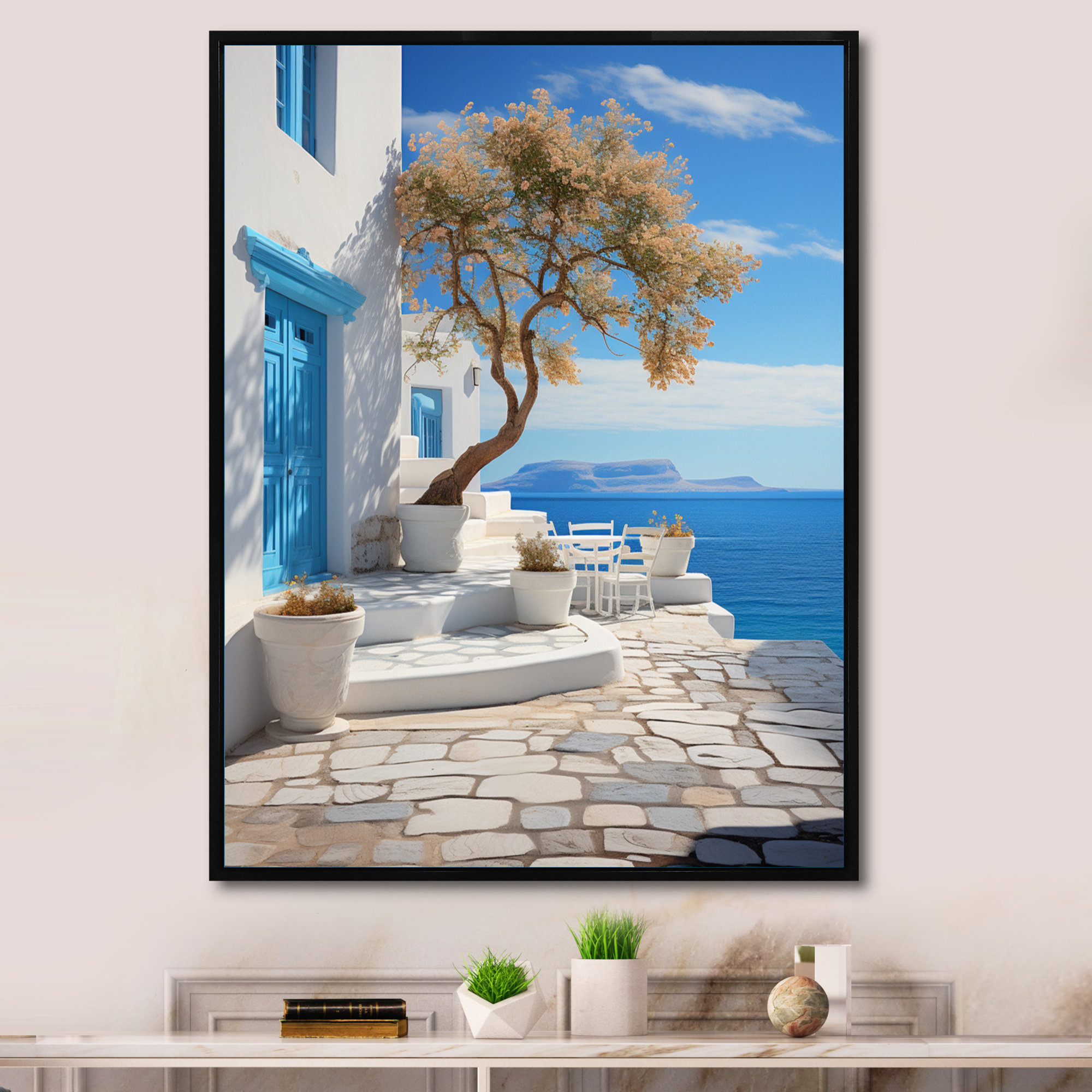 Highland Dunes Greece Cycladic Harmony III - Nautical & Beach Wall Art ...