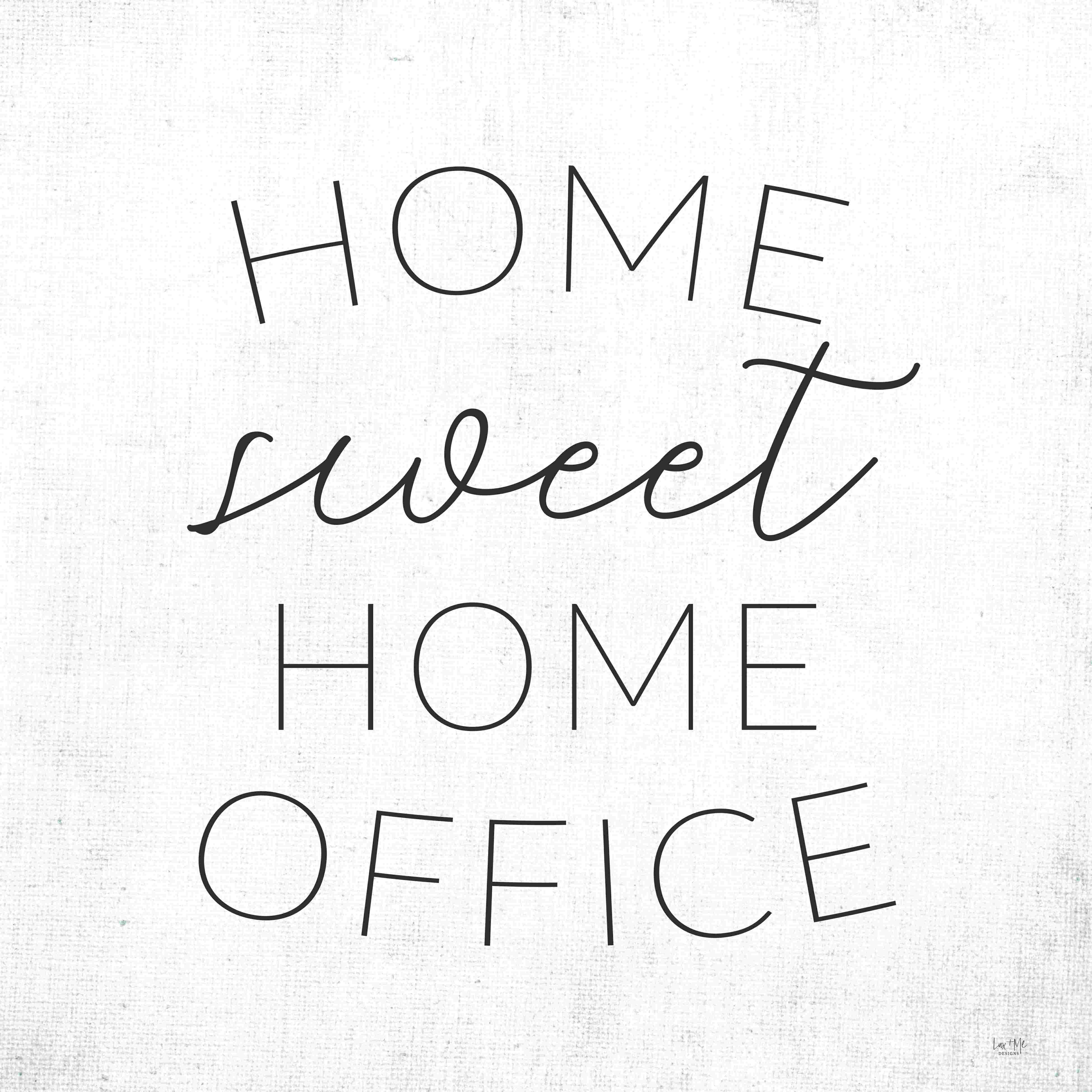 Gracie Oaks Home Sweet Home Office - Wrapped Canvas Textual Art | Wayfair