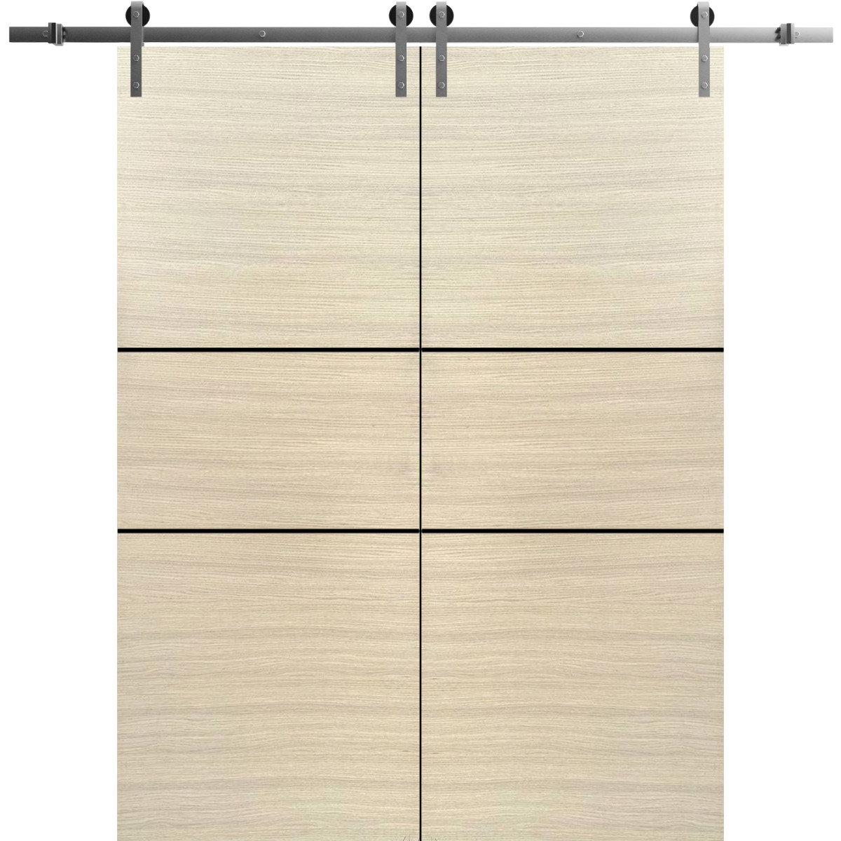 SARTODOORS Paneled Wood Finish Barn Door | Wayfair