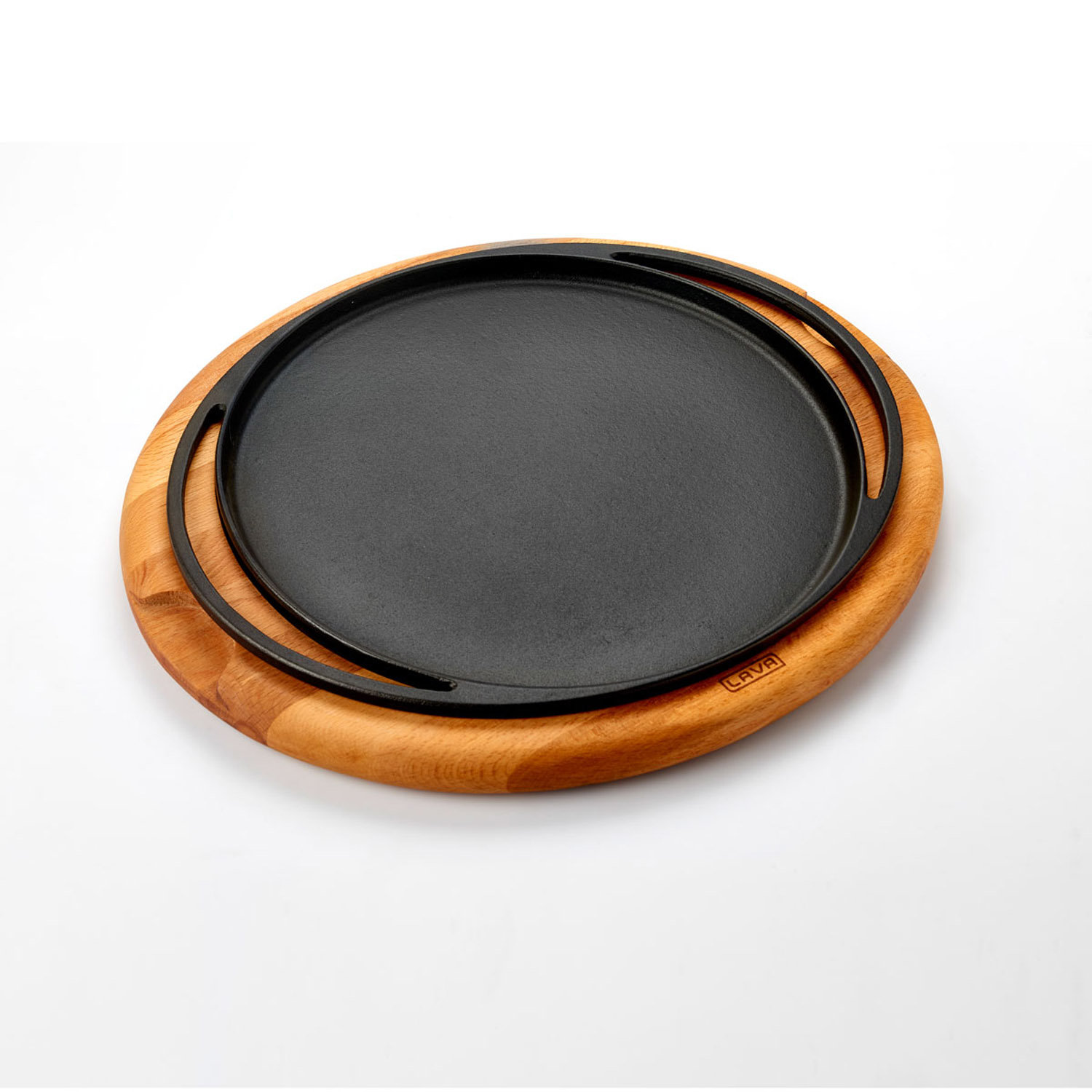 LAVA CAST IRON Lava Enameled Cast Iron Pizza Pan-Crepe and Pancake Pan ...