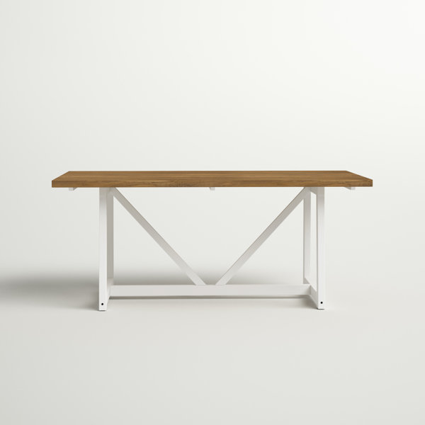 Sand & Stable Emmett Solid Wood Dining Table & Reviews | Wayfair