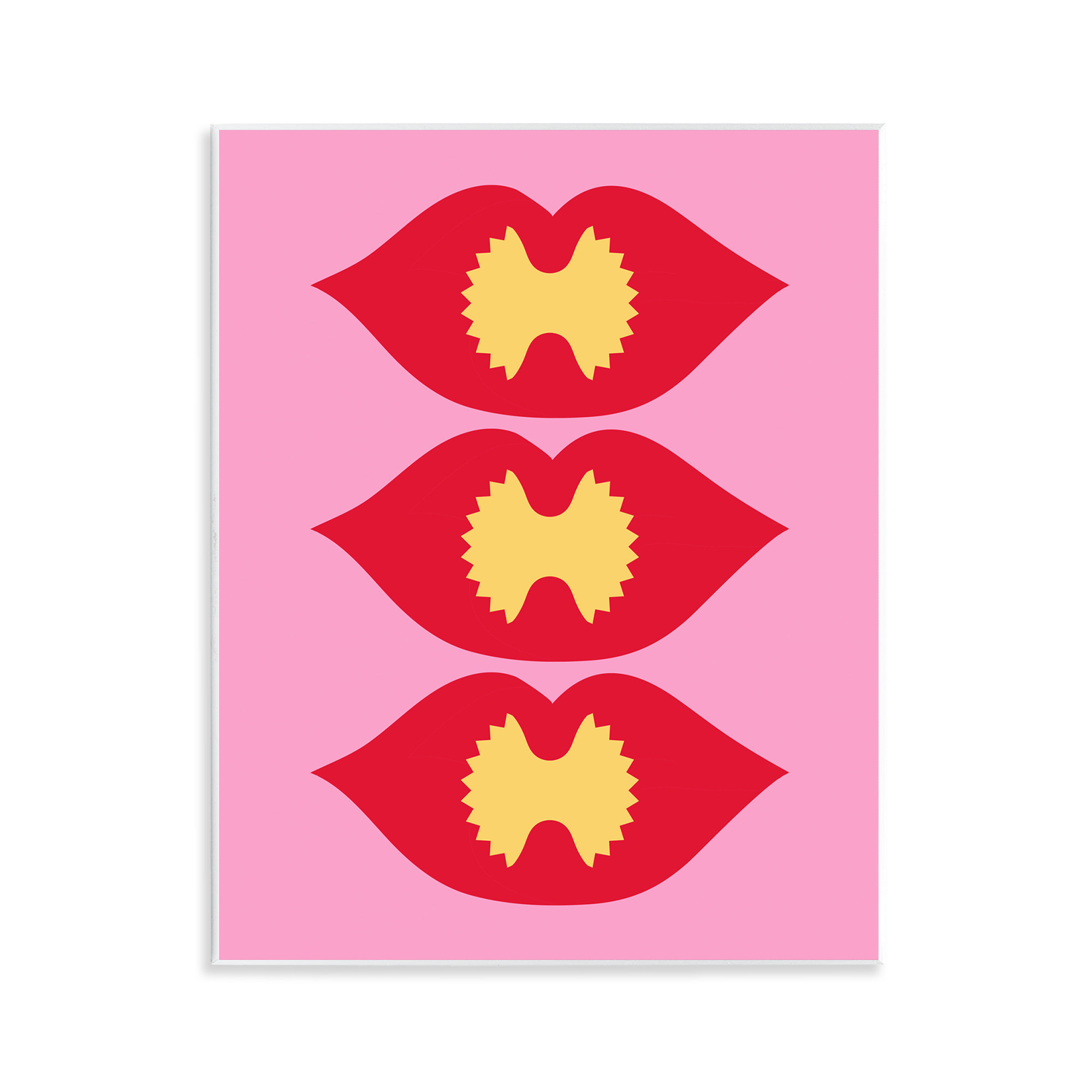 Ophelia & Co. Lips & Bowtie Pasta Wall Plaque Art by Daphne Polselli ...