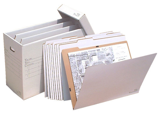 Advanced Organizing Systems Vertical Flat File System Filing Box ...