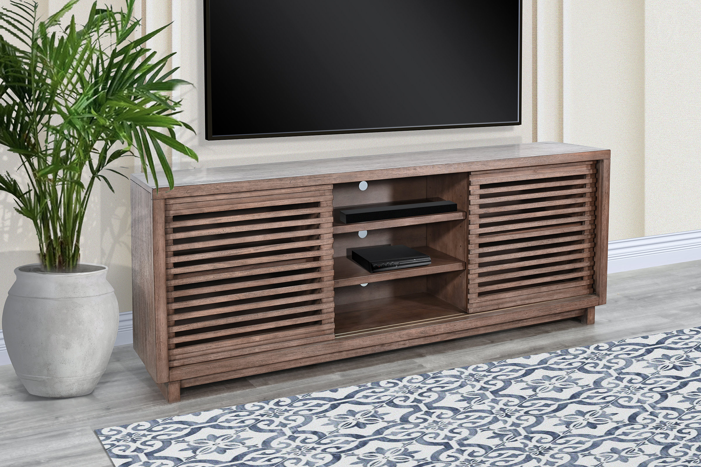 Loon Peak® 75" TV Console | Wayfair